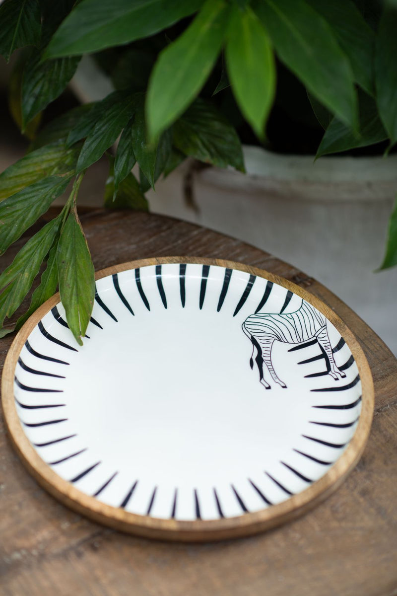 Zebra Plate – Rangeela Goa