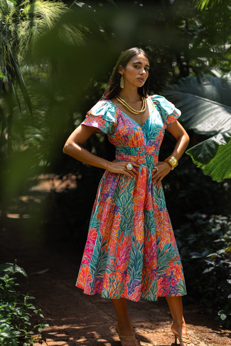 Prairie Dress - Reef Garden – Rangeela Goa