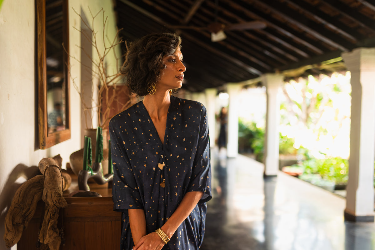 Drop Sleeve Dress - Celestial – Rangeela Goa