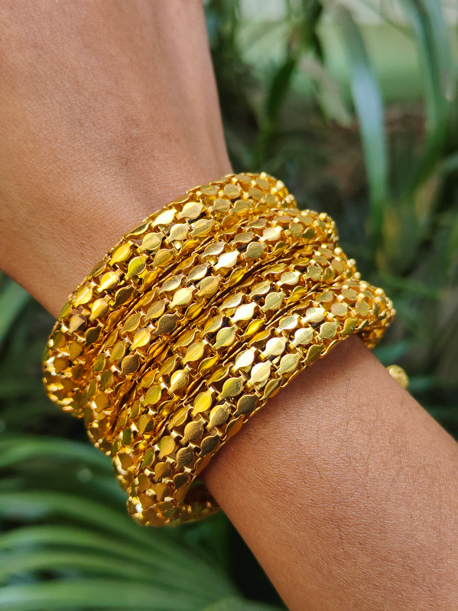 Serpent Bracelet - Gold – Rangeela Goa
