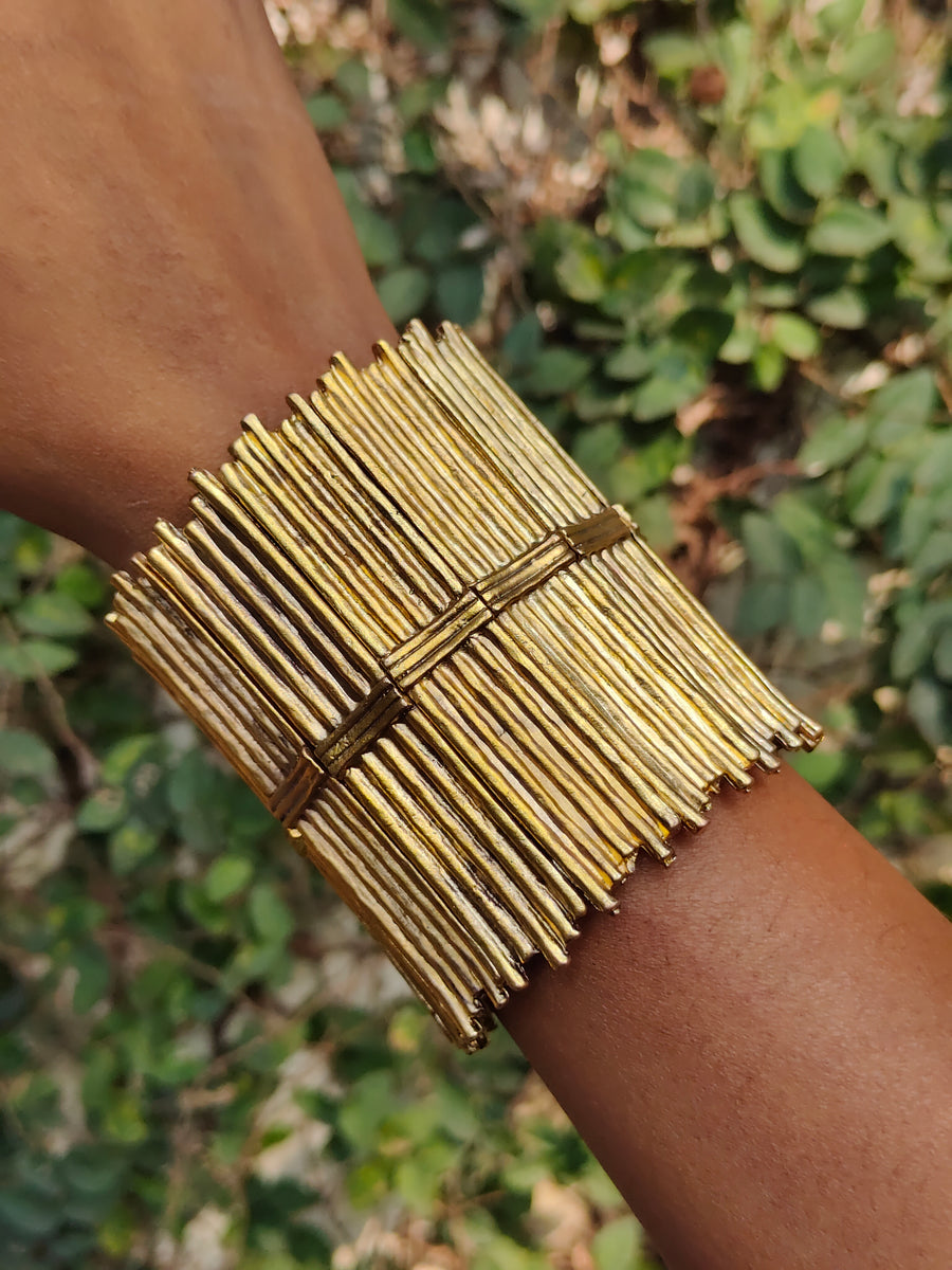 Iris Bracelet - Golden – Rangeela Goa