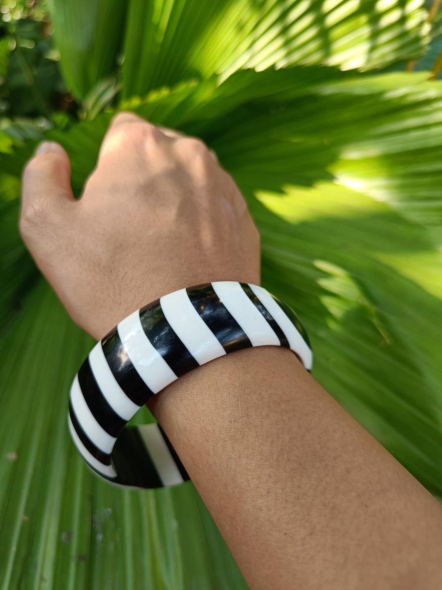 Zebra Bangle – Rangeela Goa
